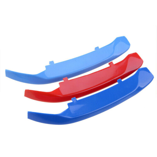 For BMW X1 F48 15-18 M-Color 8 Bars Front Kidney Grill Grille Cover ...