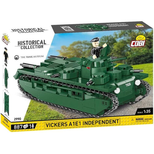 Cobi Toys Cobi World War I - VICKERS A1E1 Tank - 886 Pieces on OnBuy