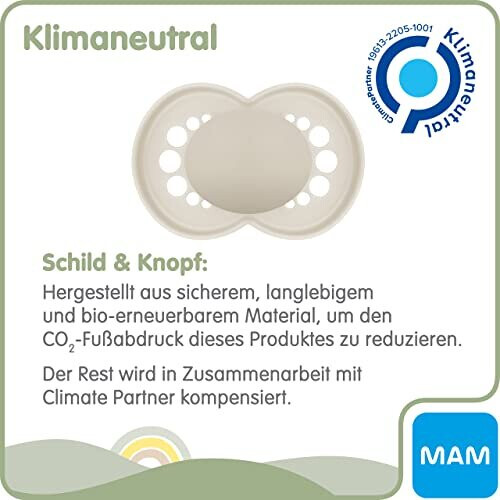 MAM Original Pure Latex Dummies Set of 2, Dummies Made from Sustainable ...