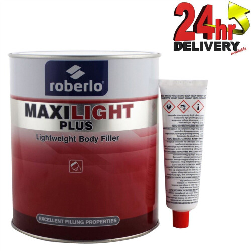 Roberlo MAXILIGHT Plus Car Body Filler 3L Easy Sand Bodyfiller MAXILITE on OnBuy