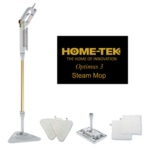 HOME-TEK Optimus 3 Modular Steam Mop System Special Bundle Pack on OnBuy