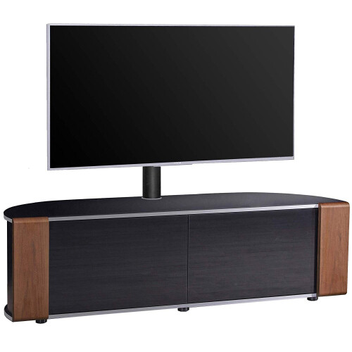 MDA Designs Sirius 1600 Black TV Cabinet with Walnut/Oak ...