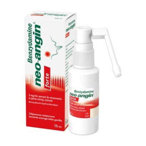 Neo-angin forte, sore throat oral spray 15 ml on OnBuy
