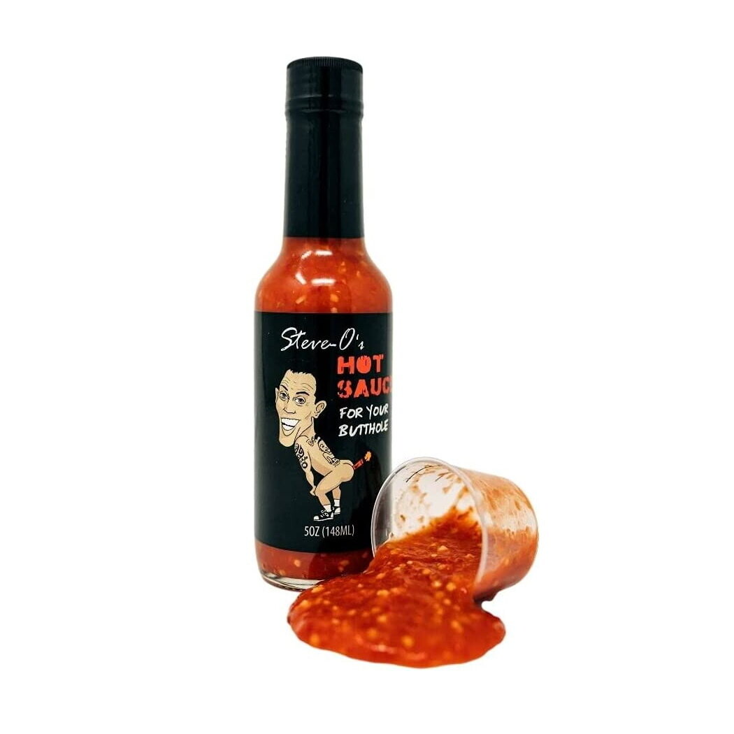 Hot Sauce With Habanero & Naga Jolokia Steve-O For Your Butthole 148ml ...