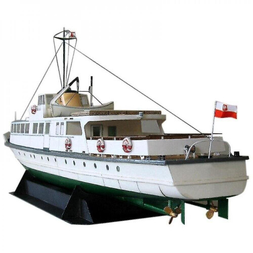 Diy Paper Model 1:100 Polish Coast Ferry Ship Assemble Hand Work 3D ...