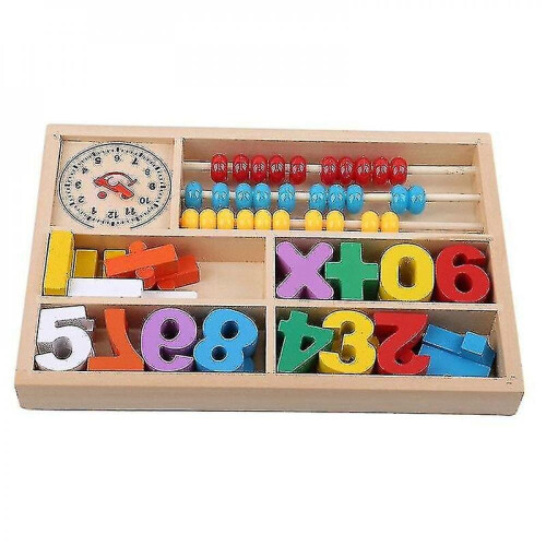 Wooden Blocks Children Wooden Mathematics Teaching Kids Digital Toy ...