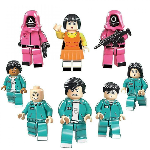 Squid Game Technical Expert Famous Game Round Six Building Blocks Diy ...