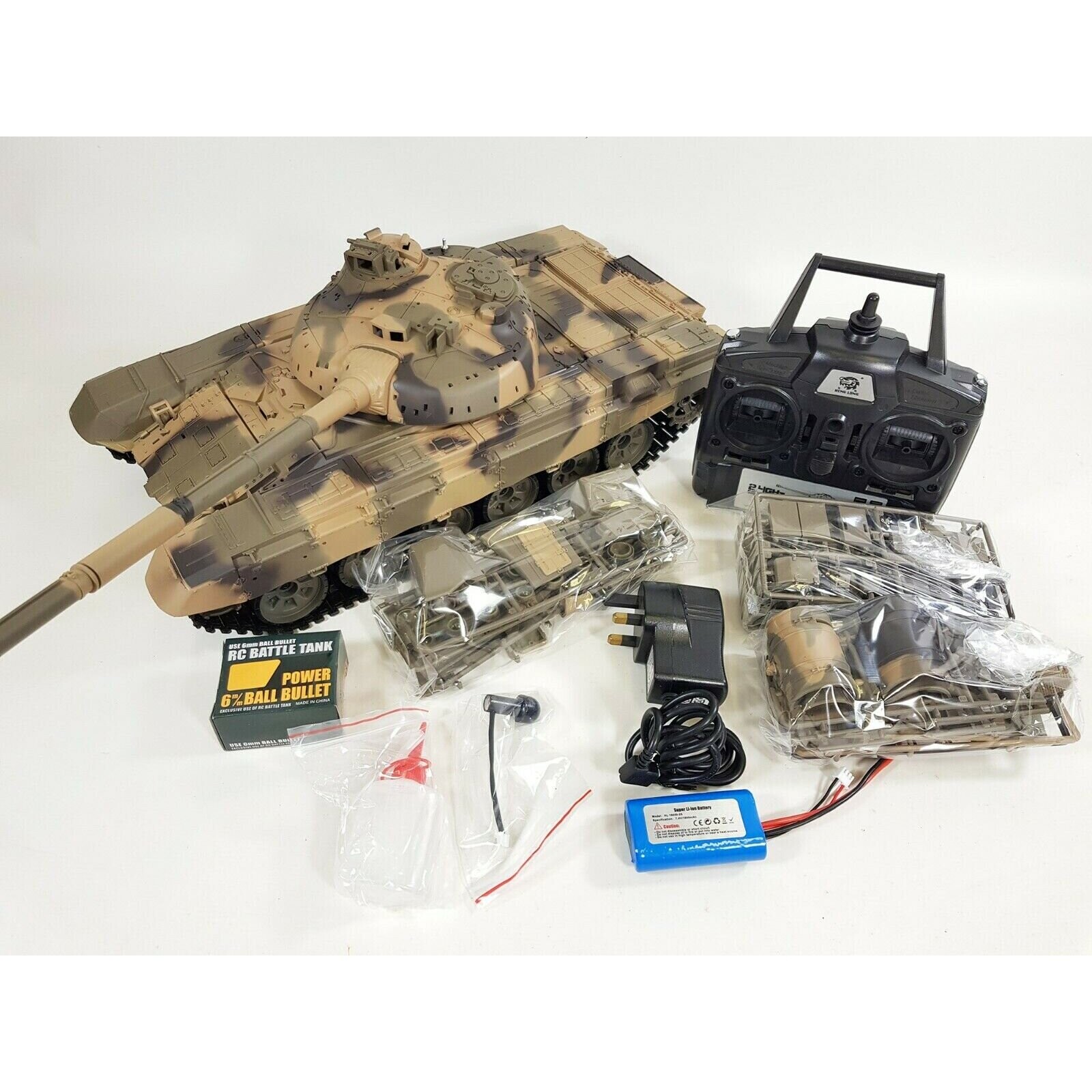 Heng Long 1:16 T90 SMOKE SOUND BB IR 2.4G V7 Model Russian Army Tank on ...