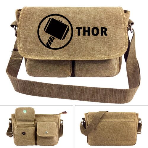 (Thor) Marvel shoulder bag Super hero leisure bag Captain America on OnBuy