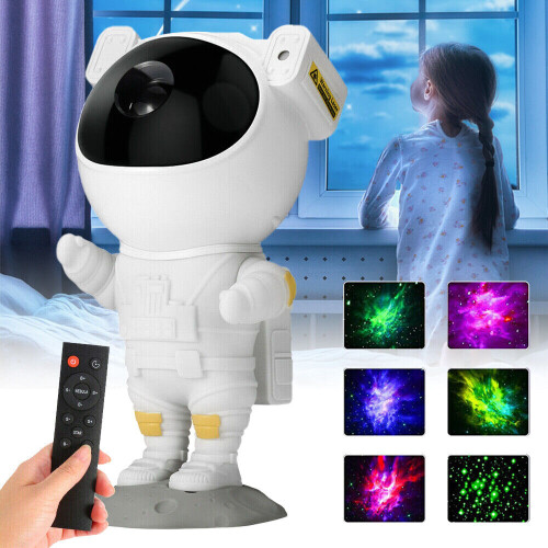 Astronaut Galaxy Projector Starry Night Light Nebula Night Lamp Decor ...