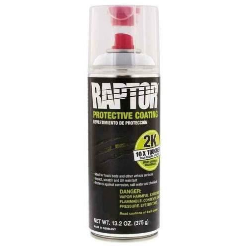 UPOL Raptor BLACK Protective Truck Bed Liner 2K Aerosol U POL 400ml ...