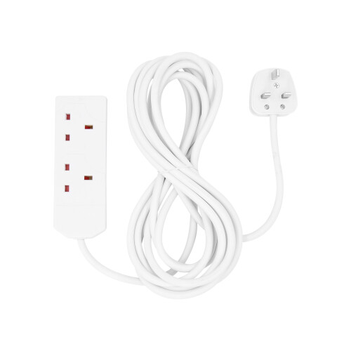 Benross 45260 2-Way Extension Cable / 5 Metre Extension Lead / Ideal ...