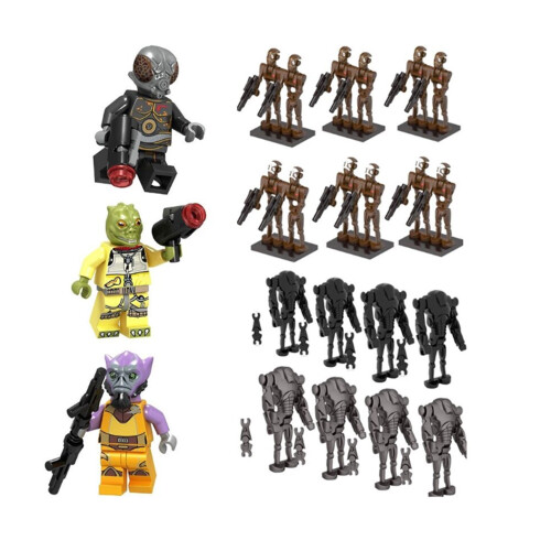 23PCS Star Wars Toys Bossk Assault Robot Action Mini Figures Fit Lego ...