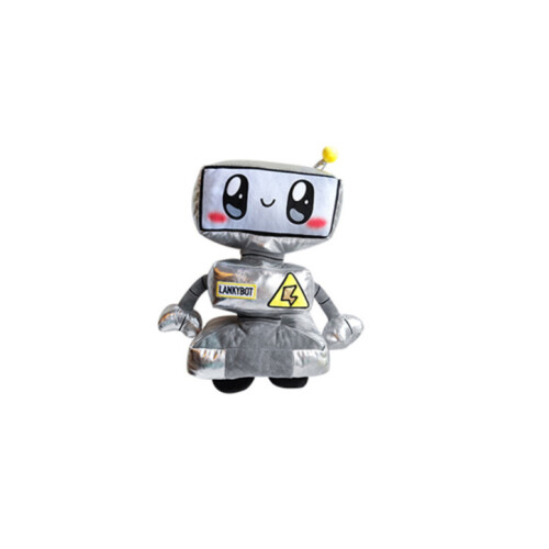 (Robot 35cm) Lankybox Plush Toys Mechanical Toy With LED Thicc Shark ...