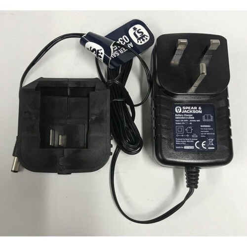 Spear & Jackson SMVCH00121200B 18V Battery Charging Port & Mains Lead ...
