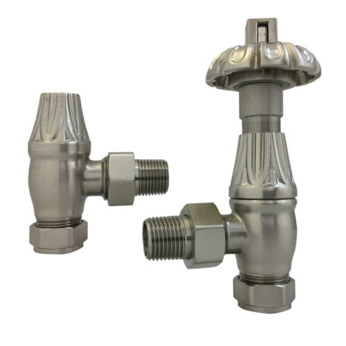 (Satin Nickel) Warmehaus Traditional Antique Style Brass Thermostatic ...