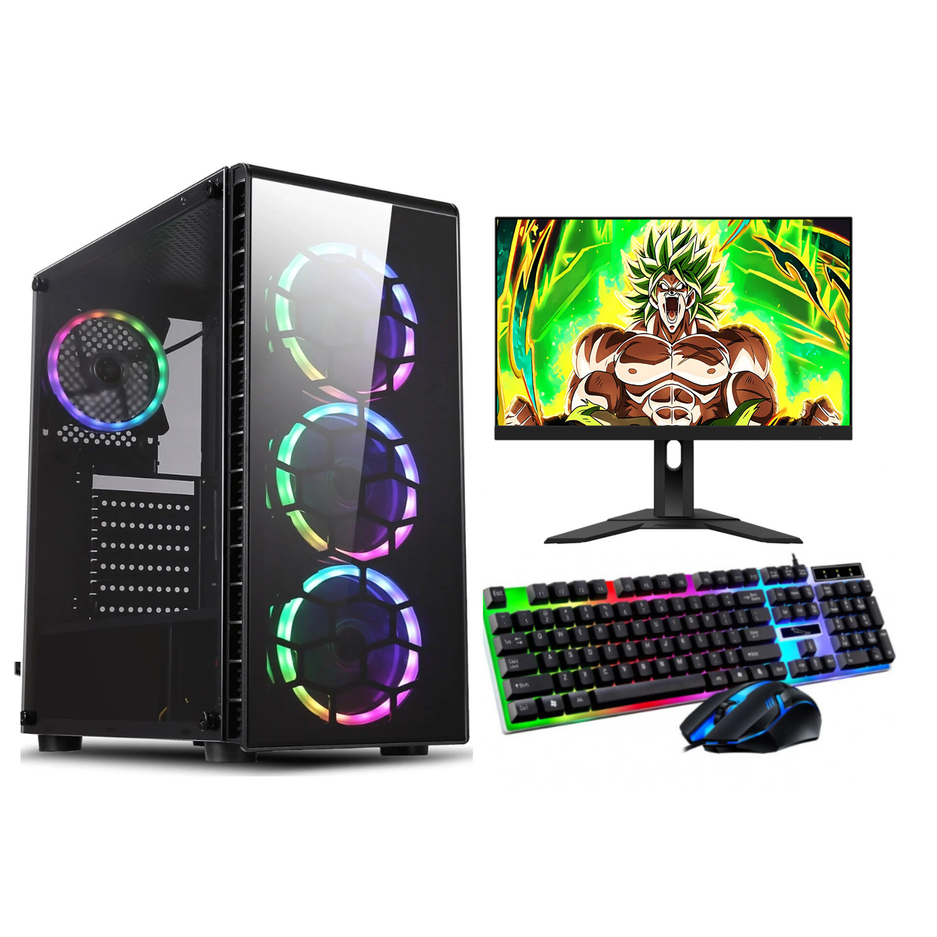 FCS ULTRA Gaming PC Bundle Intel Core i5 8GB 240SSD Windows 10 GT 730 ...
