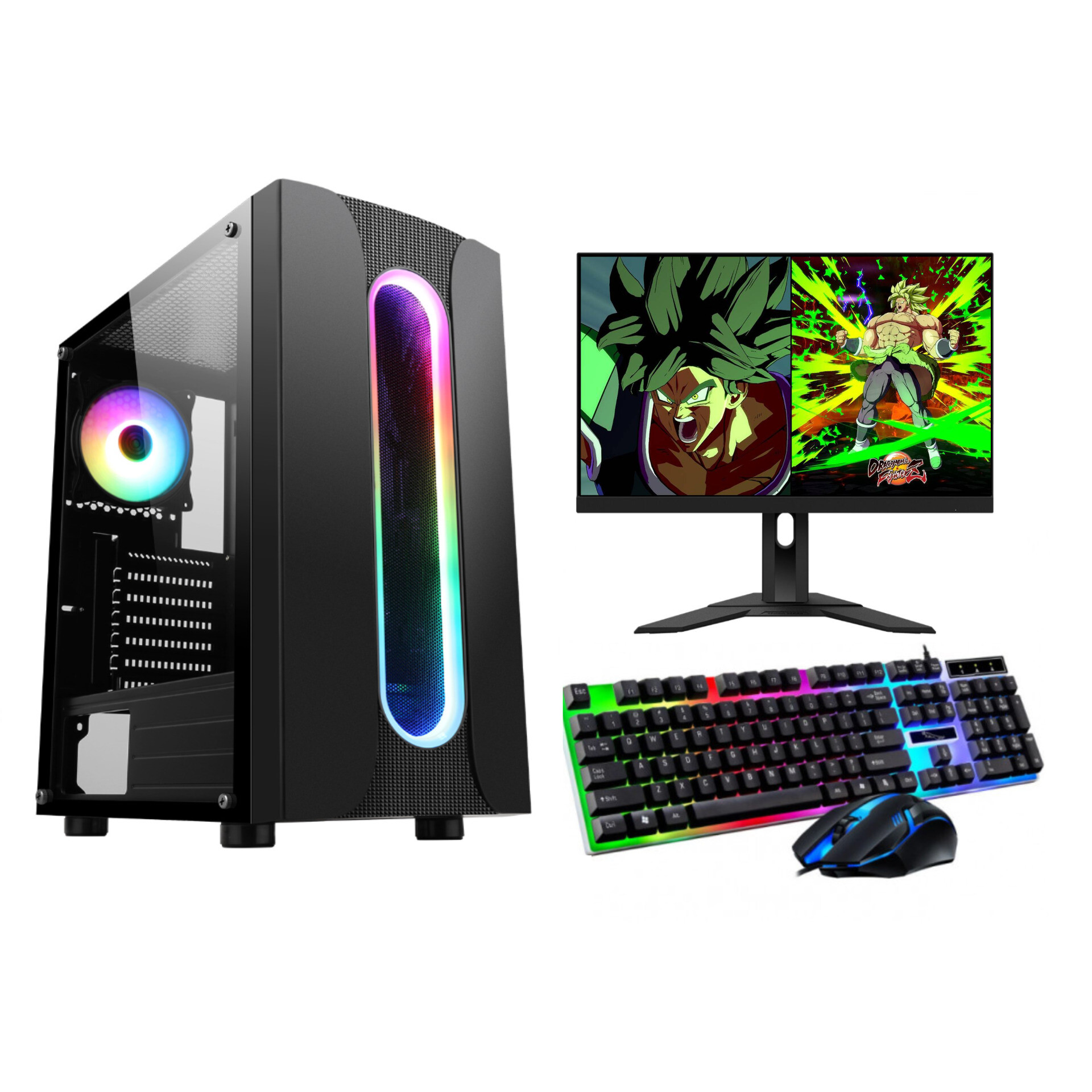 FCS ULTRA Gaming PC Bundle Intel Core i5 8GB 240SSD Windows 10 GT 730 ...