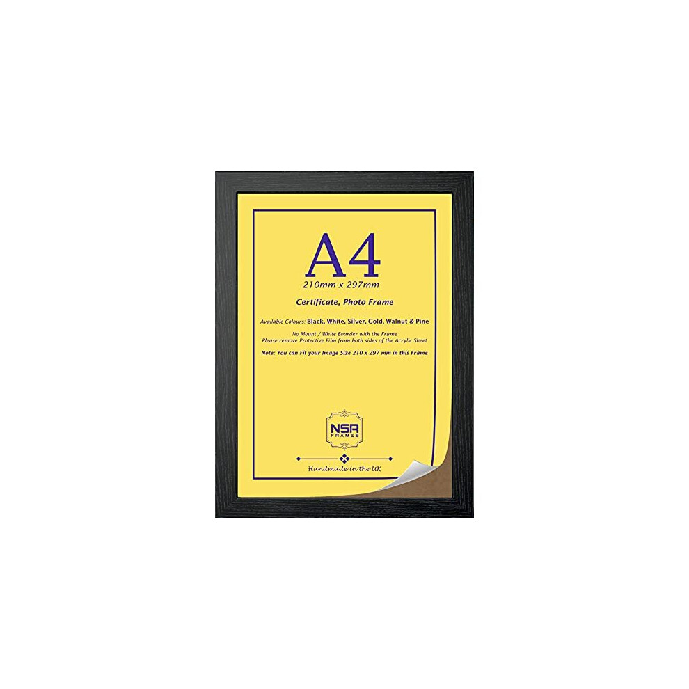 NSR A4 Photo Frame | Picture Frame, Certificate Frame, Freestanding and ...