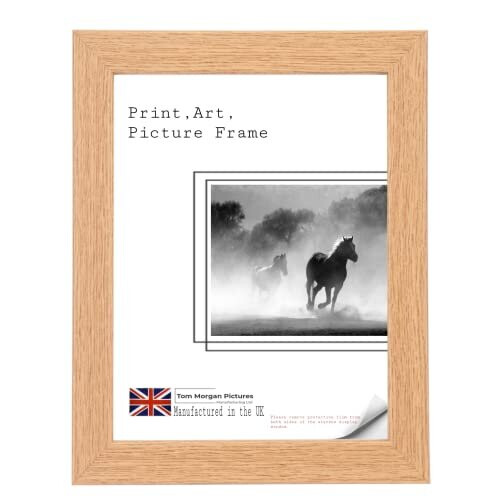 A3 Oak Picture Frame - Modern and Sleek Design - Home/Office Decor ...