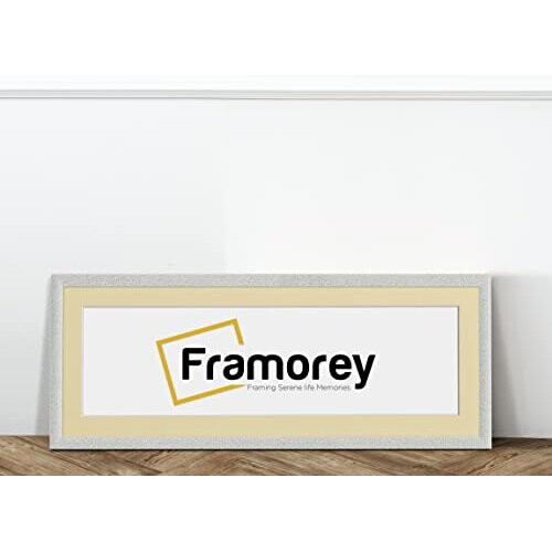 FRAMOREY Panoramic Style Glitter Sparkle Picture Frame, 24x12" Size ...