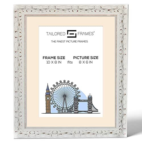 Tailored Frames Vienna White 10" X 8" Frame for 8" X 6" Picture ...