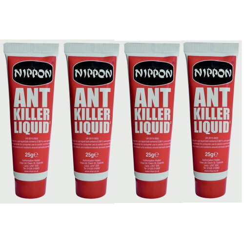 4 Nippon Ant Killer Liquid Bait Insecticide 25g Pest Control on OnBuy