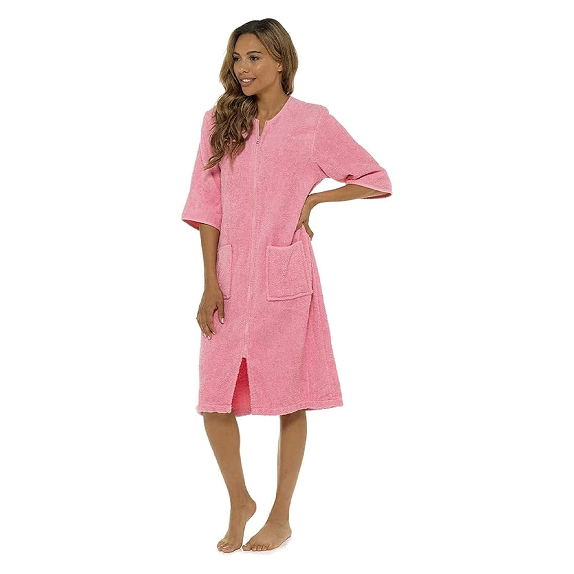 KAV Super Soft 100% Cotton Robe Womens Dresses - Towelling Shower Wrap ...