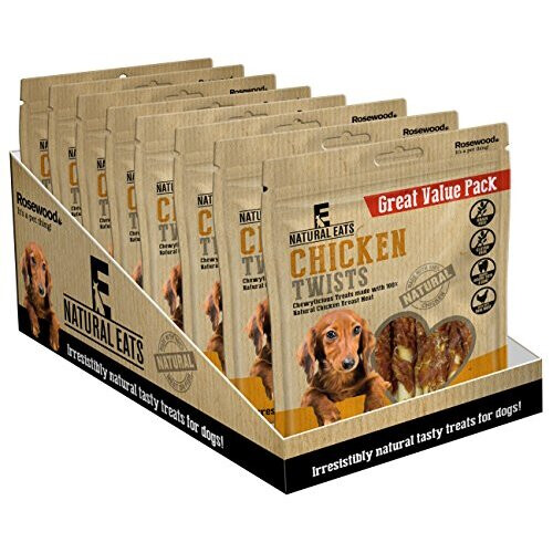Rosewood Natural Eats Chicken Twist Dog Treats Extra Large Value Pack 320g, 6 pack SRP (6 x 320g ...