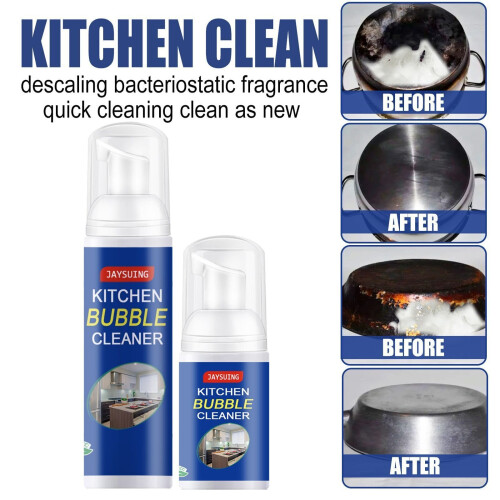 Multi-Purpose Cleaning Bubble Cleaner Spray Foam Kitchen Grease Dirt Removal on OnBuy