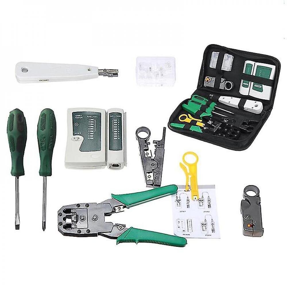 9 In 1 Lan Fix Cable Er Crimper Plier Hand Tool Kit Cat5 Rj45 Rj11 Rj12 ...
