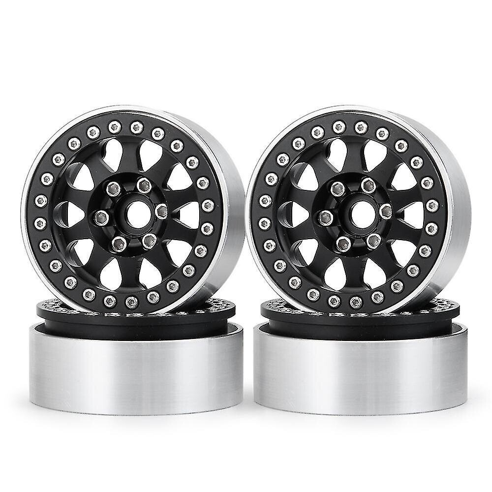 4pcs Metal 1.9inch Wheel Rim Compatible With 1/10 Rc Car Axial Scx10 ...