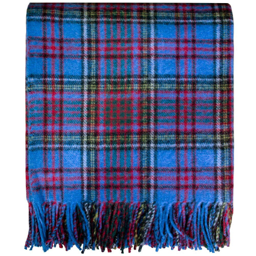 (Anderson Modern) Scottish Tartan Warm Wool Mix Throw Blanket Knee ...