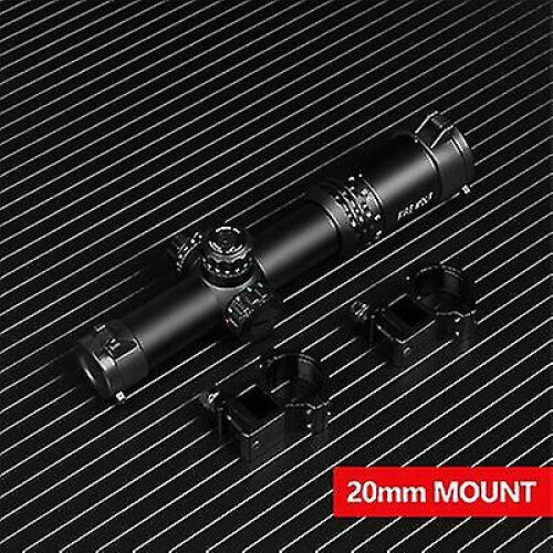 1-4x24e Scopes Red Dot Scopes Scope Illuted Reticle W/ Mounts For Ar15 ...