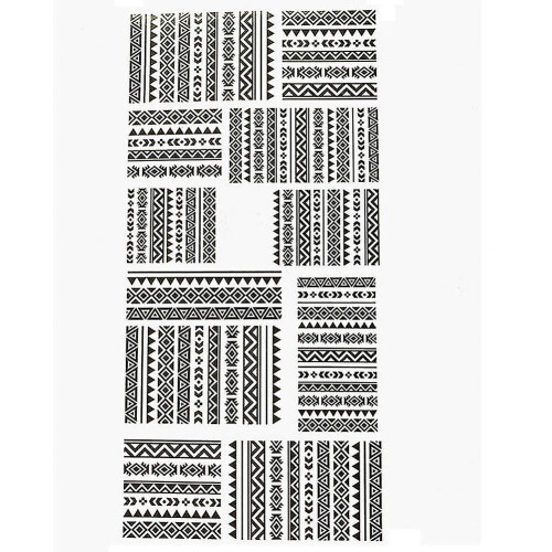 -pattern Art Transfer Stickers Mani Tip Decal Diy R Tool on OnBuy