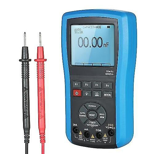 2 In 1 -functal 20mhz 80ms/s Handheld Digital Stora Oscilloscope Dso Scope Meter True Rms on OnBuy
