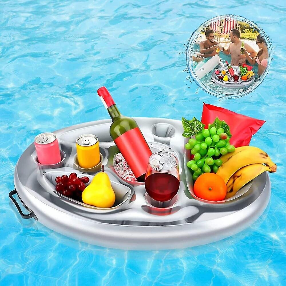 -8 Hole Floating Pool Bar Pool Floating Bar, Inflatable Drink Hs ...