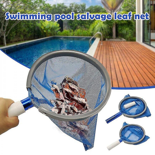Swimming Pool Leaf Catcher With Deep Mesh Bag Duty Trash Net Rake For ...