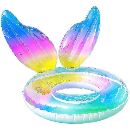 Sequin Inflatable Float Swimming Ring, Pool Buoy, Pool Float For Kids ...