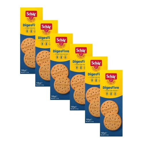 Schar Free from Digestive Biscuits 150g - Pack of 6 on OnBuy
