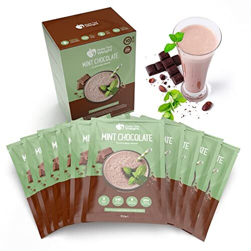 Shake That Weight 10x Diet Shakes - Chocolate Mint Meal Replacement ...