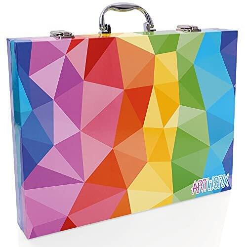 Artworx Art Set For Kids - 122 Assorted Art Pieces & Carry Case - Kids ...