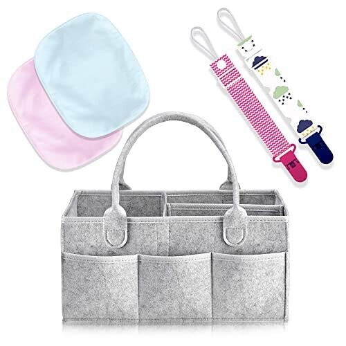 Baby Nappy Caddy Organiser Bag - Easy To Carry Caddy Baby Accessories ...