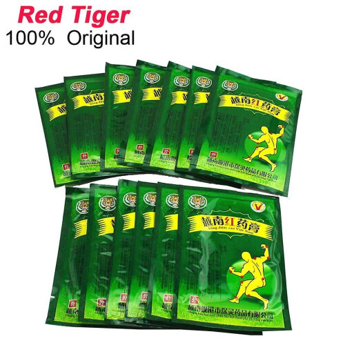 104pcs Red Tir Balm Plaster Creams Neck Back Massar Pain Relief Patch ...