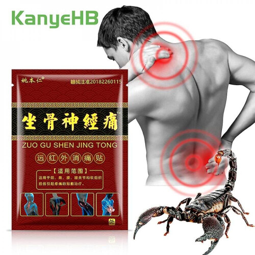 8pcs Back Pain Patch Knee Relief Plaster Venom Neck Pain Sticker Treat ...