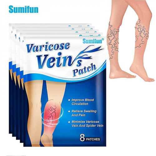 40pcs/5bags New Varicose Patch Thigh Vessel Phlebitis Vasculitis ...