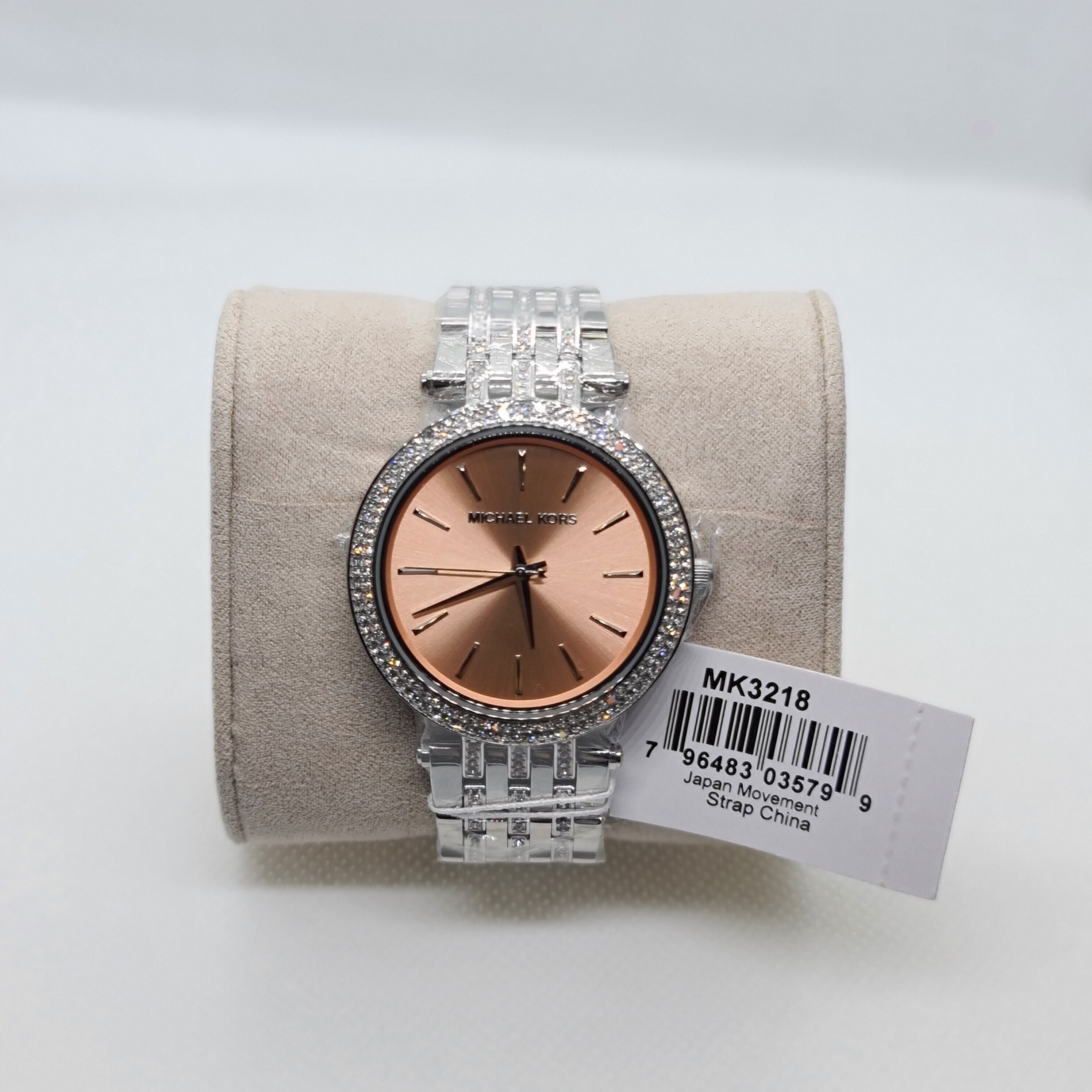 Michael Kors MK3218 Luxury Ladies Darci Wrist Watch Pink Dial 39mm UK ...