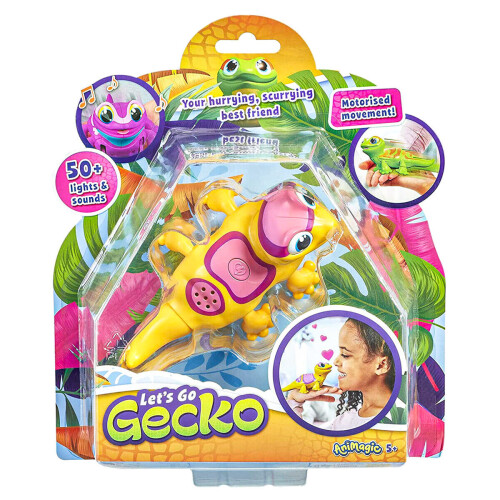 Animagic Let's Go Gecko Yellow on OnBuy