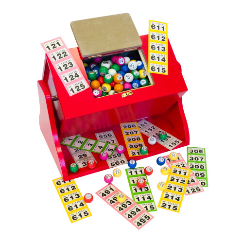 Raffle Drum, Tombola ,Lotto Draw Wooden Red. Raffle Ticket Spinning ...