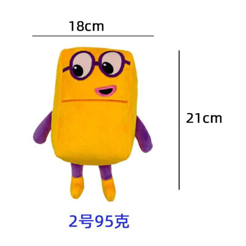 (2) Cartoon Numberblocks Plush Doll Soft Stuffed Teedy Toy on OnBuy